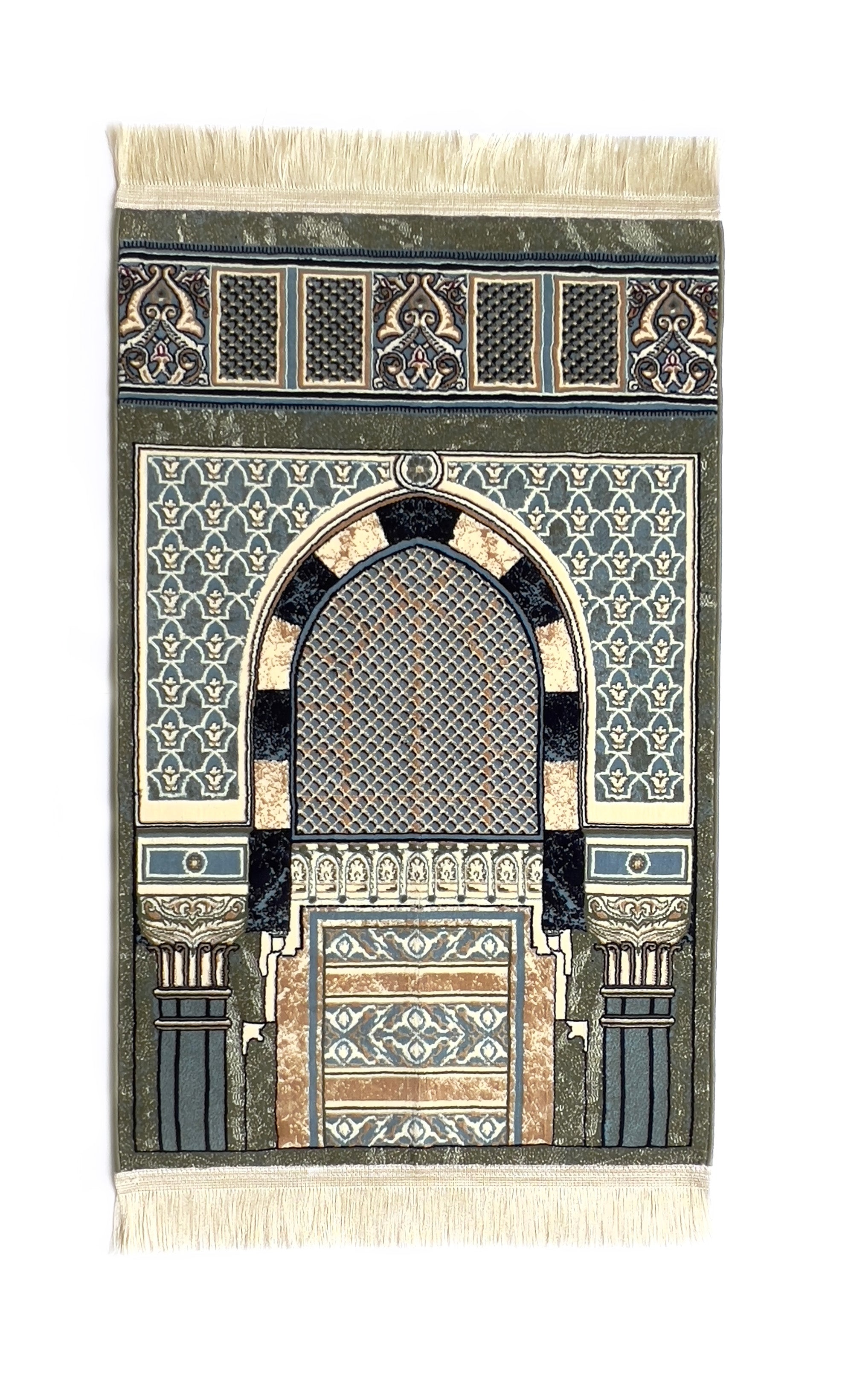 Haram Makkah Window design Prayer Mat | Almukarramah.com