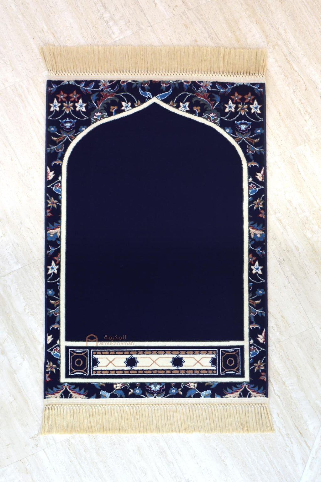 Makkah Imam prayer mat - Blue color
